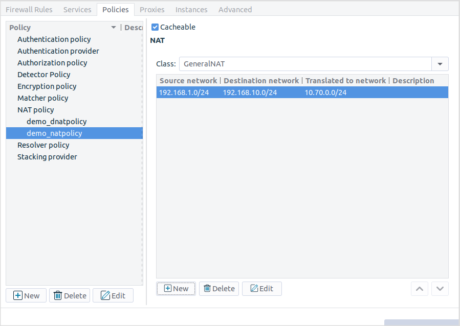 6.7.7.1.1. Procedure – Configuring NAT - - Proxedo Network Security Suite 2 Administrator Guide